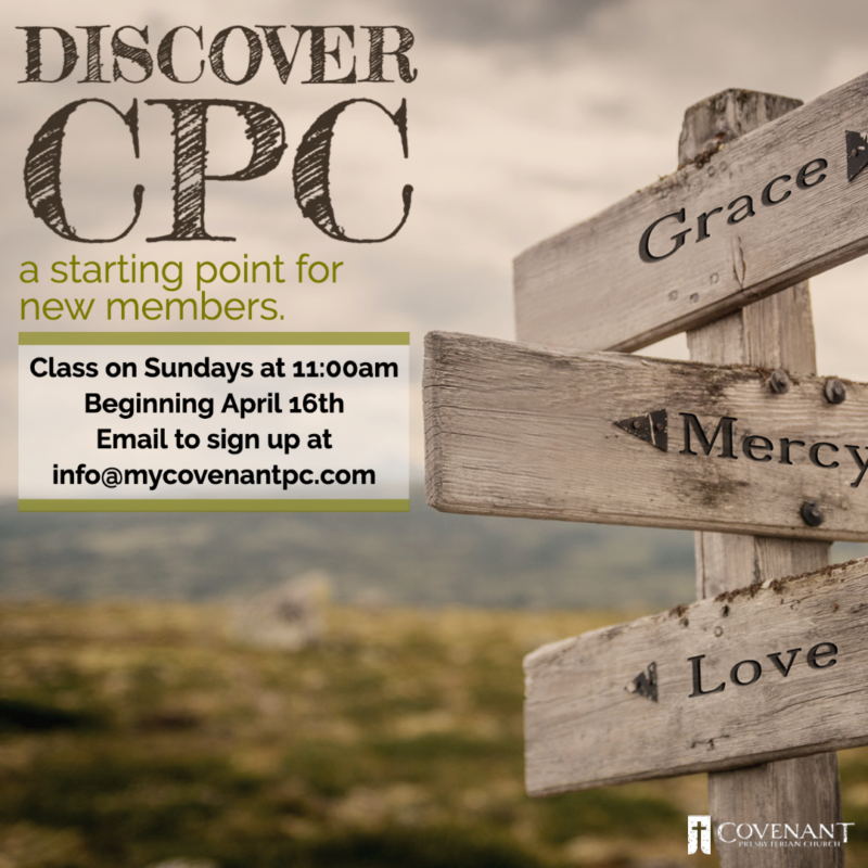 Discover CPC 2023-1 - Covenant Presbyterian Church